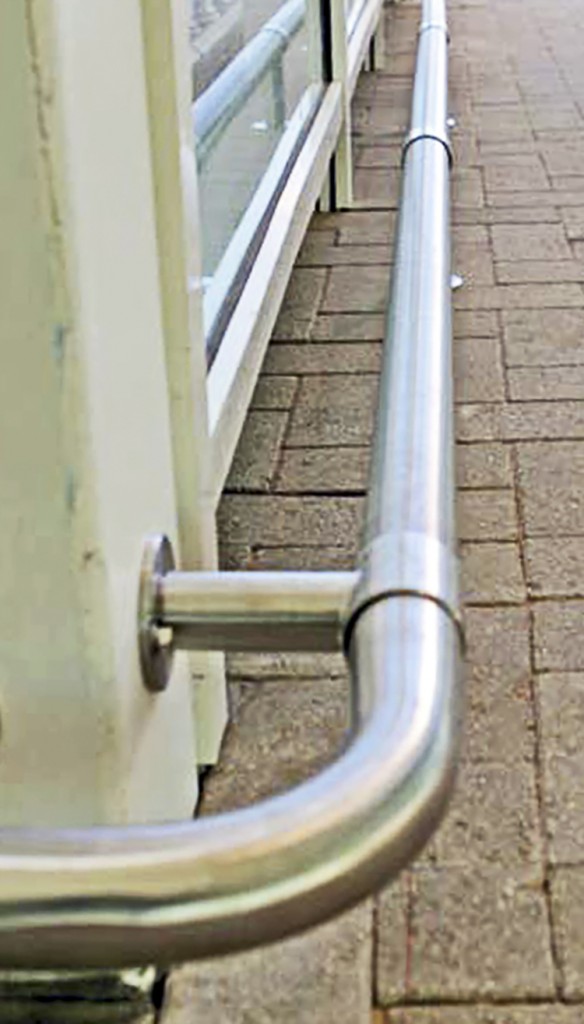 Low Level Stainless Steel Protection Rails | Retail Equipment & Access ...